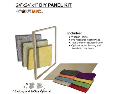 DIY acoustic panel kits- Sound panels by Acoustimac