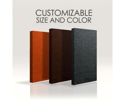 Suede acoustic panels by Acoustimac
