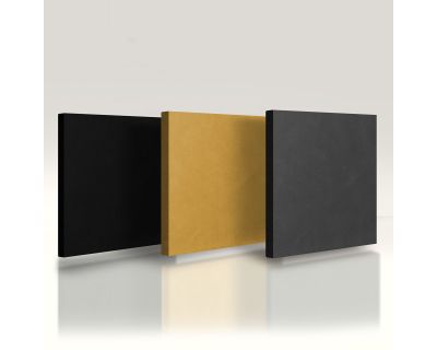 Suede acoustic panels by Acoustimac