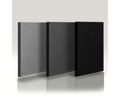 Suede acoustic panels by Acoustimac