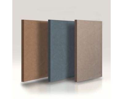 Suede acoustic panels by Acoustimac